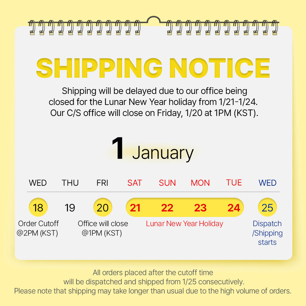 SHIPPING NOTICE – GOOSEKET