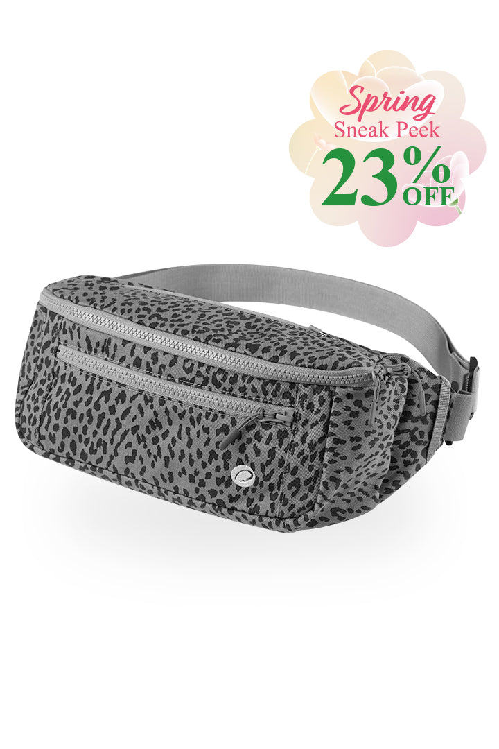 365 FANNY PACK Gray Leopard – GOOSEKET